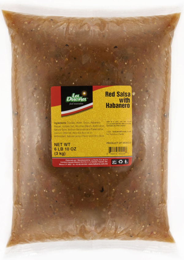 Red Salsa with Habanero 6.6 lb - La Duena Foods